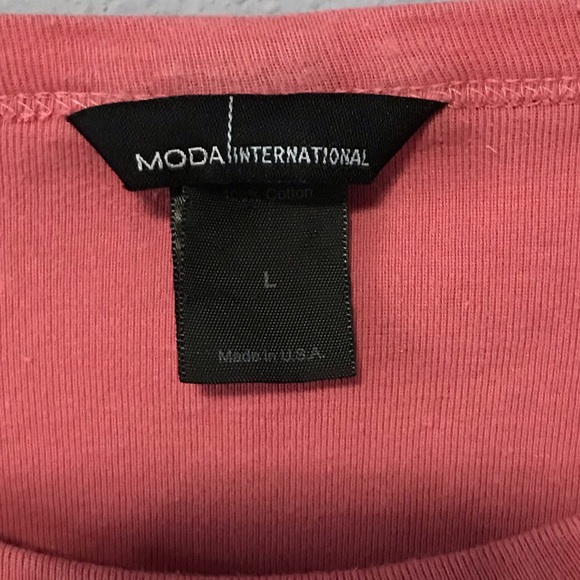 Moda International | Tops | Moda International Long Sleeve Tshirt L ...